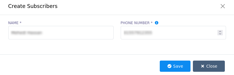 Ciffrado Media | Documentation - Subscriber Manager